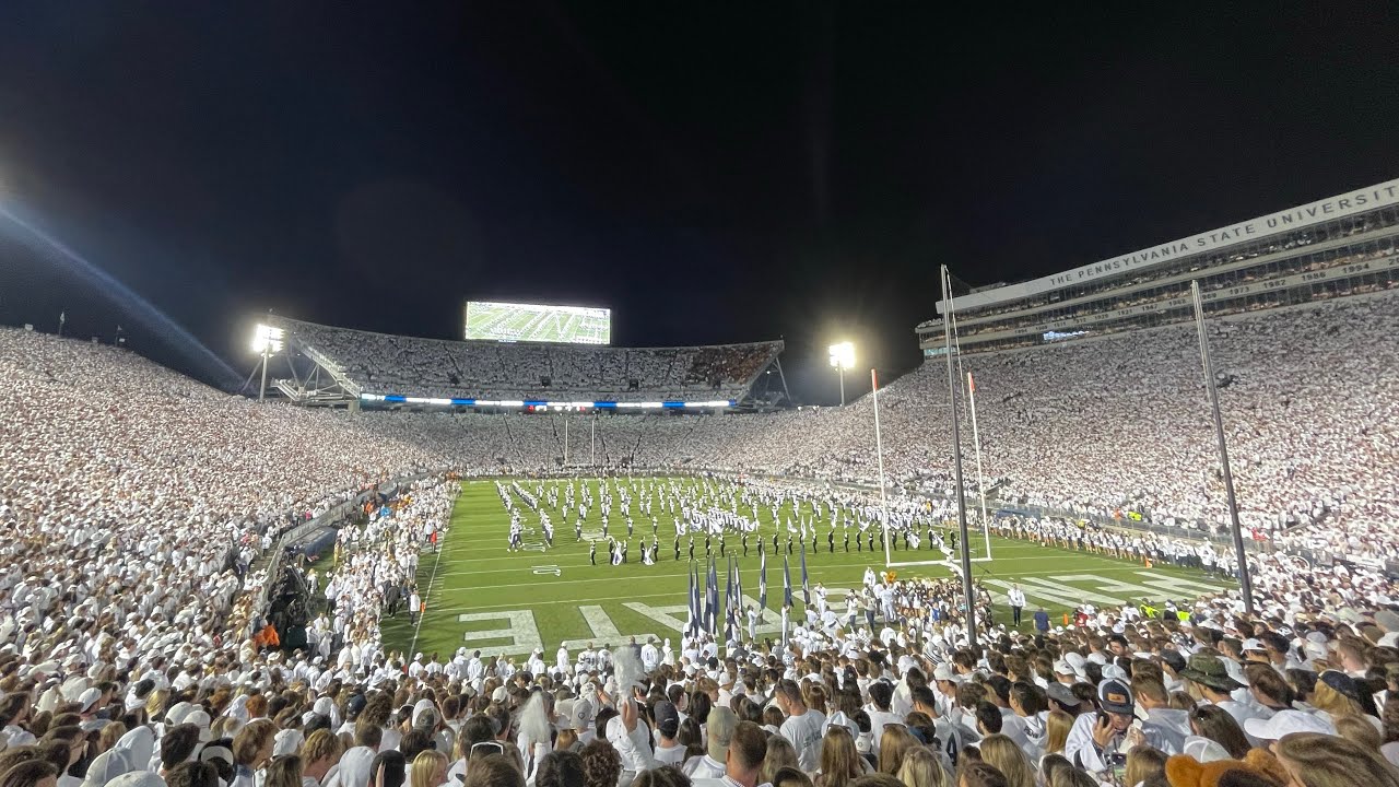 2022 Penn State Whiteout Intro *STUDENT VIEW* - YouTube
