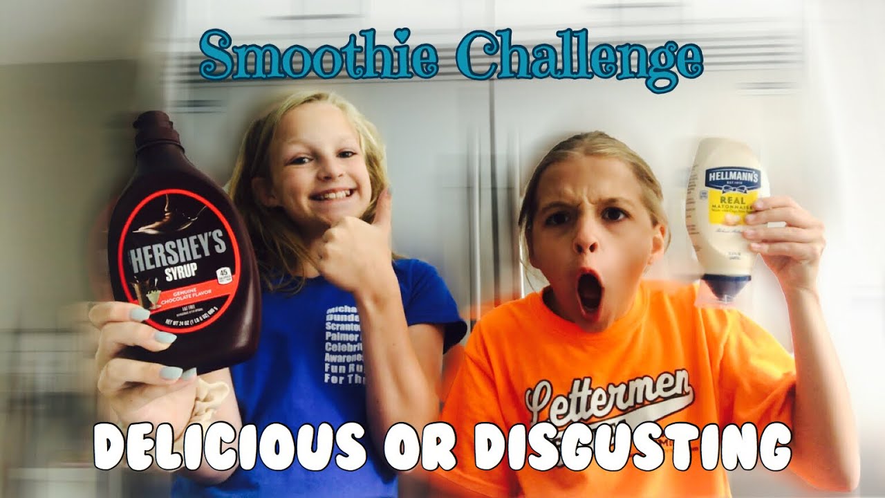 Smoothie Challenge! Delicious or Disgusting? - YouTube