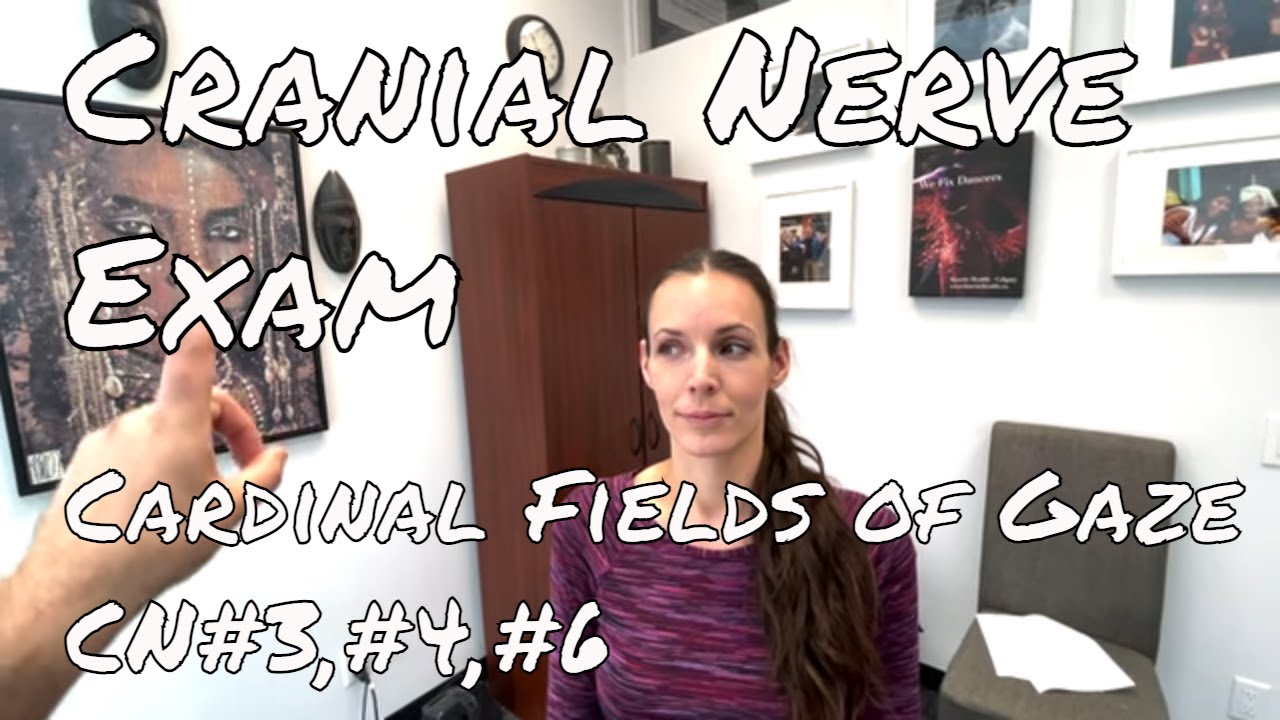 Cranial Nerve Examination - CN 3, 4, 6 - YouTube