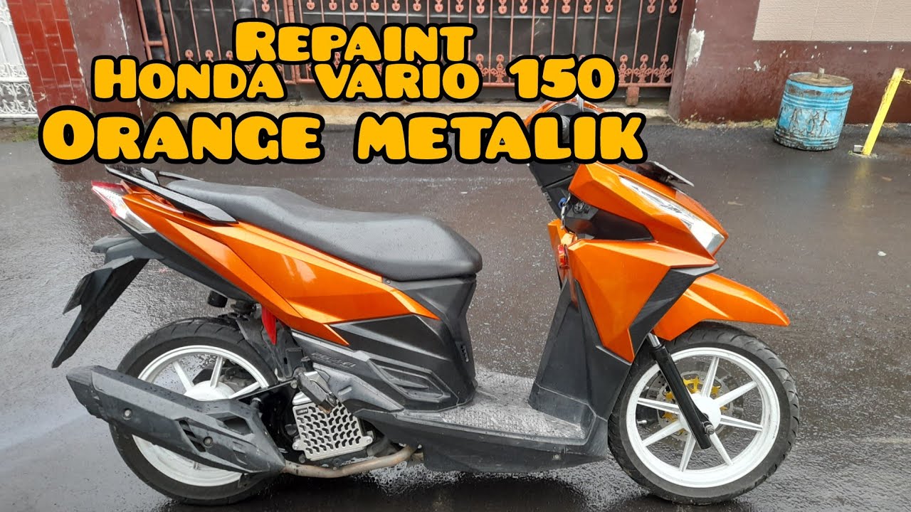 #repaintmotor repaint body halus vario 150 | cat honda vario - YouTube