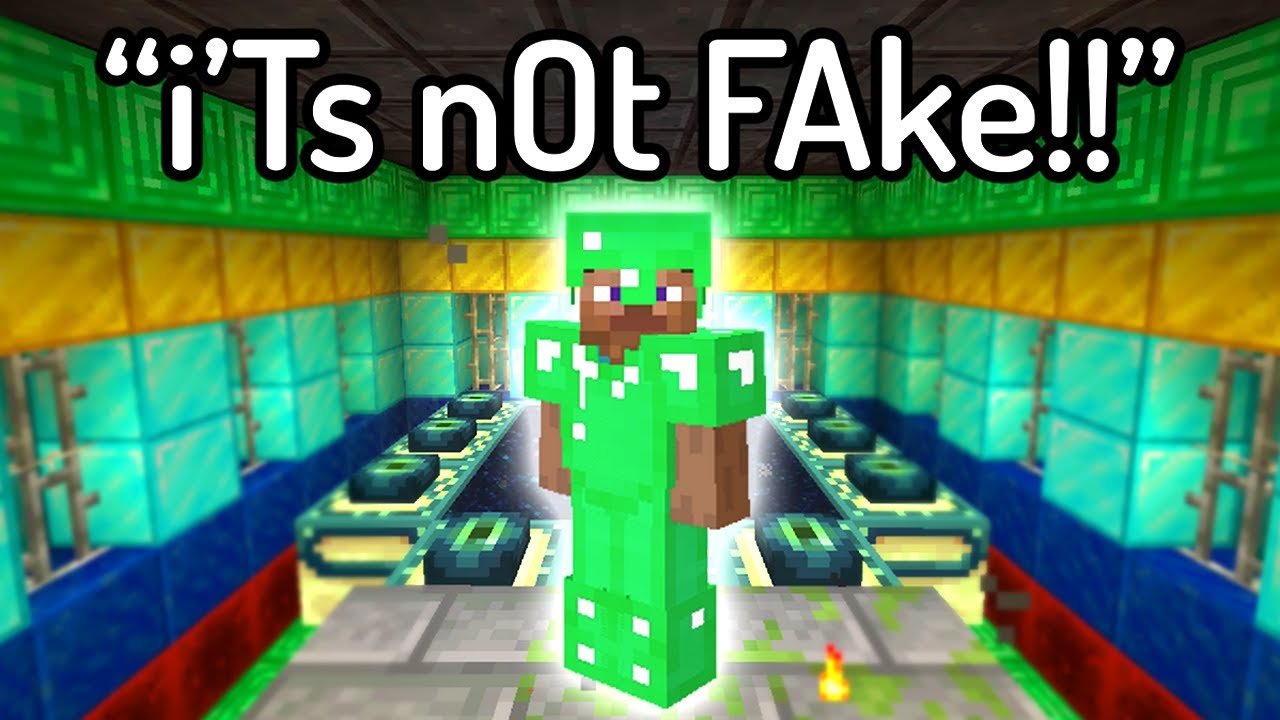 These are the FUNNIEST FAKE Minecraft Speedruns... - YouTube