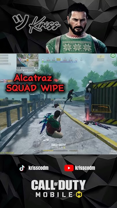 Alcatraz 1v4 | Squad Wipe | CODM #codm #callofdutymobile - YouTube