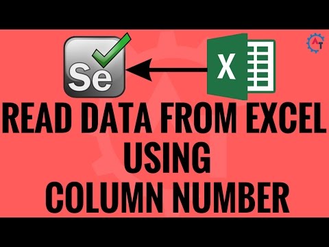 Read Data From Excel Using Column Number - YouTube