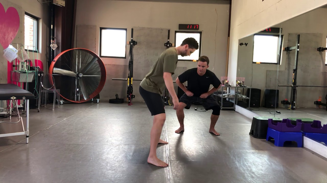 Frog stretch with upper body rotation - YouTube