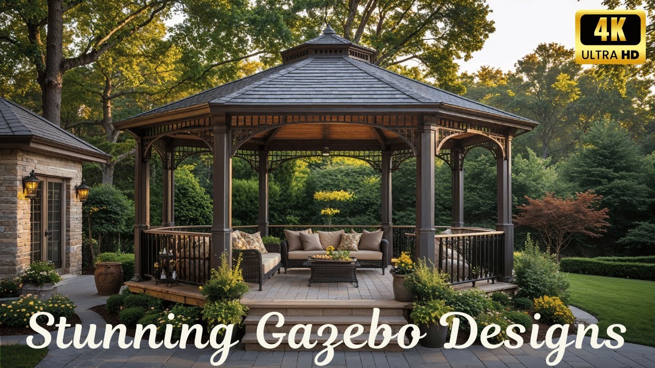 Stunning Gazebo Design Ideas for a Dreamy Outdoor Escape - YouTube