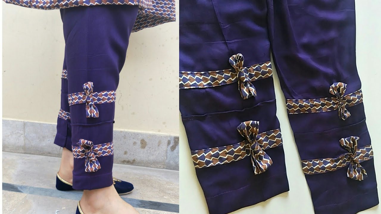 Beautiful new trending trouser design very easy cutting and stitching ...