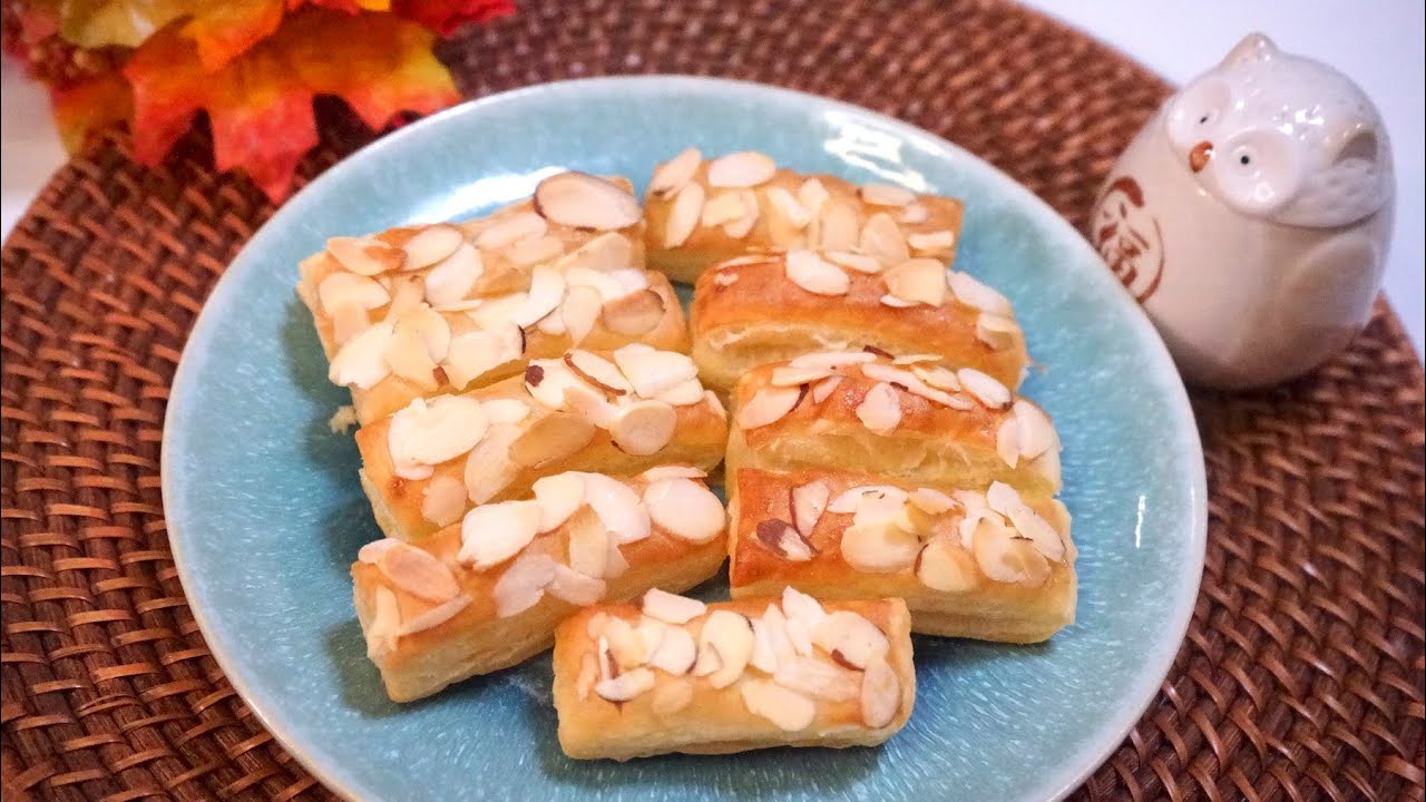 How to make Almond Puff Pastry|Super Easy&Crispy Recipe|4 Ingredients ...
