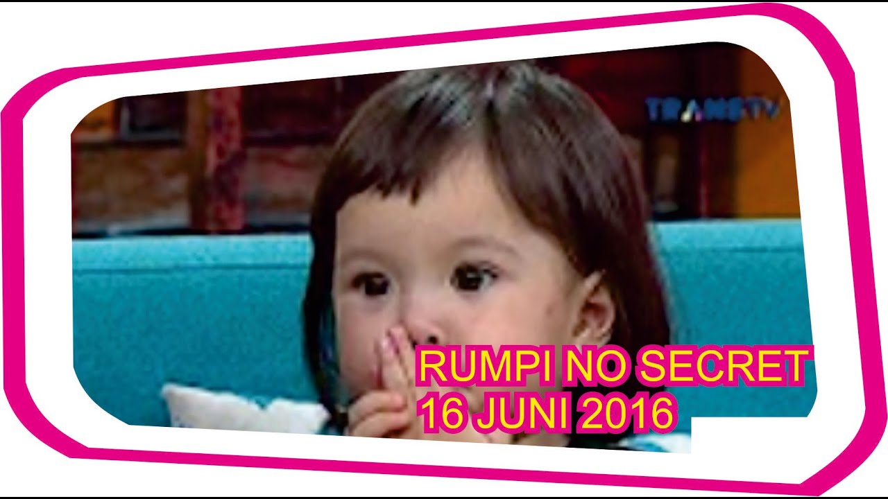 RUMPI NO SECRET 16 JUNI 2016 - Special Giselle & Gempita - YouTube