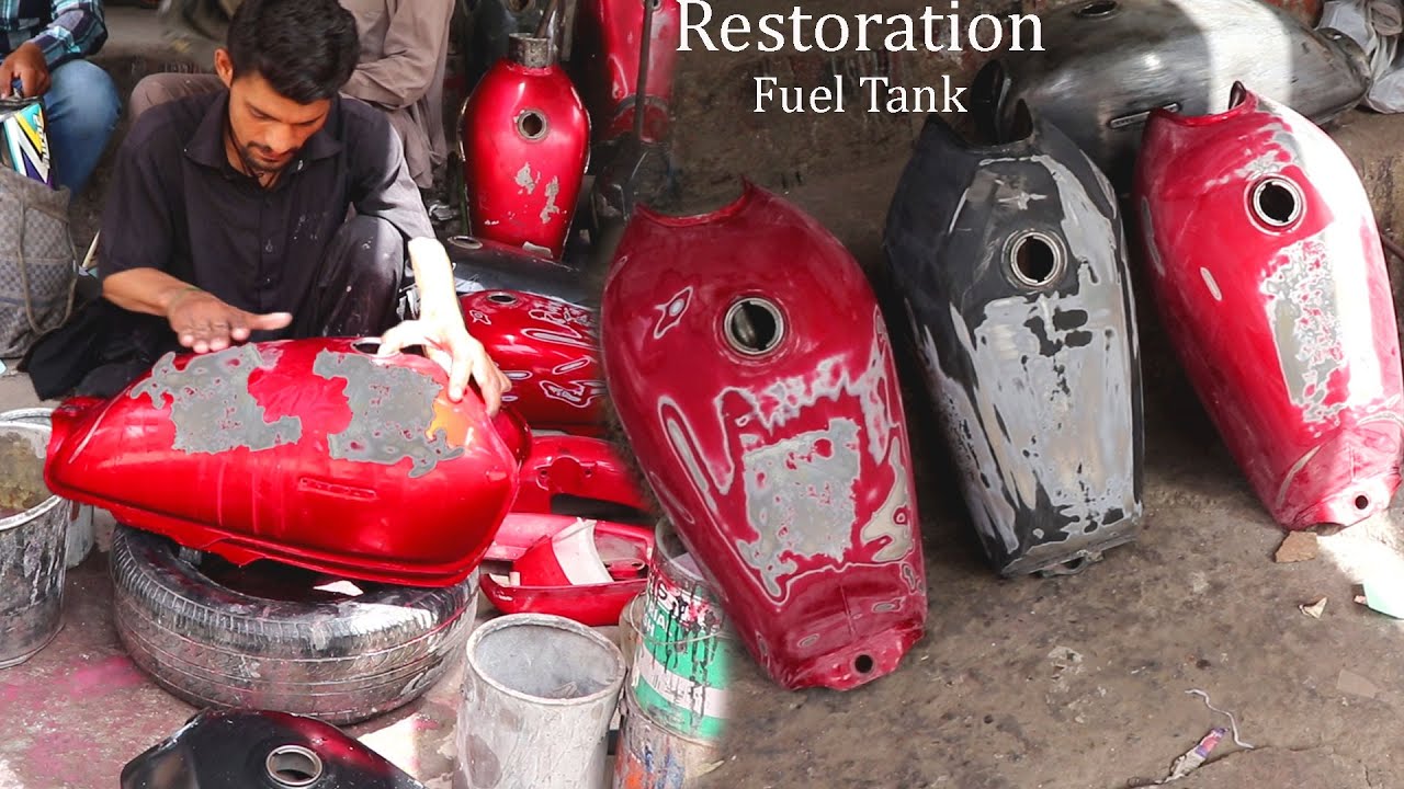 Motorbike Fuel Tank Restoration#tank - YouTube