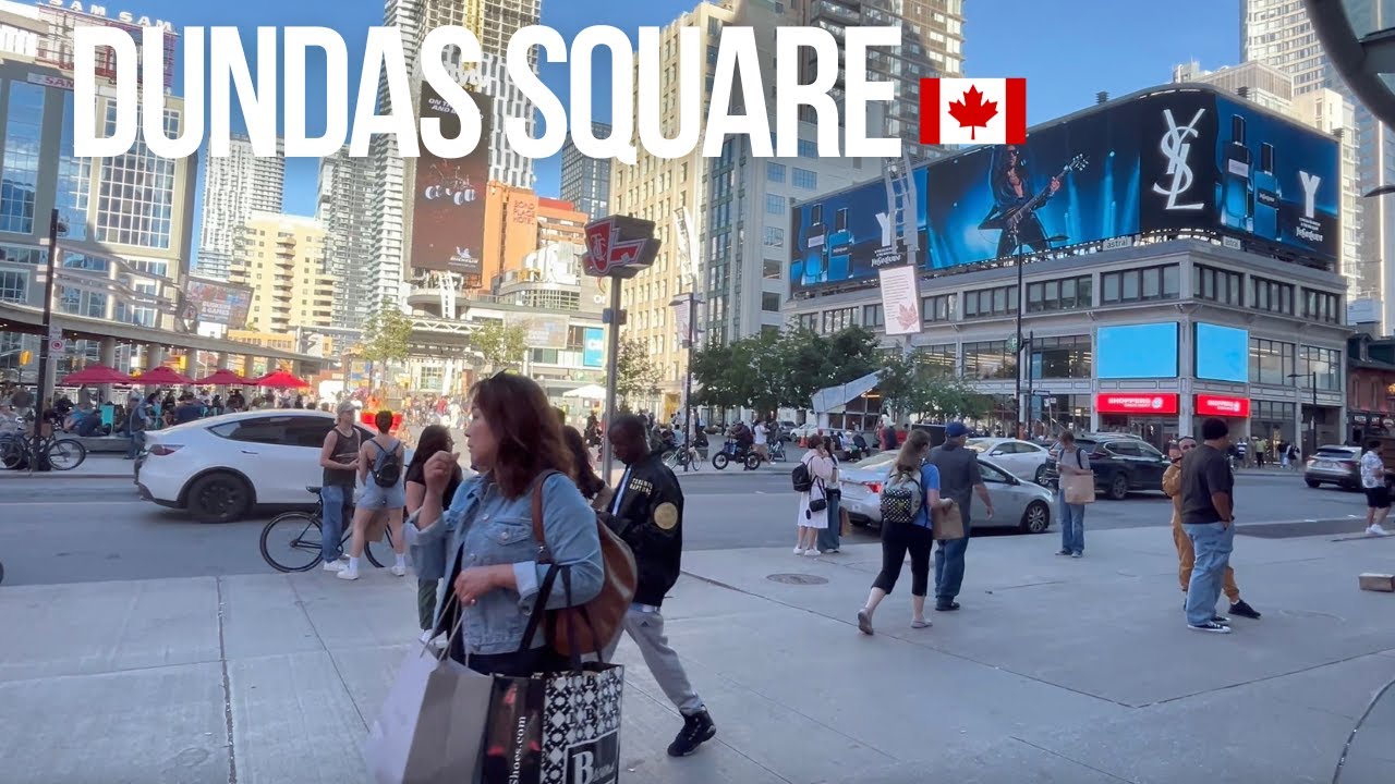 Toronto Eaton Centre & Dundas Square, CANADA|4K - YouTube