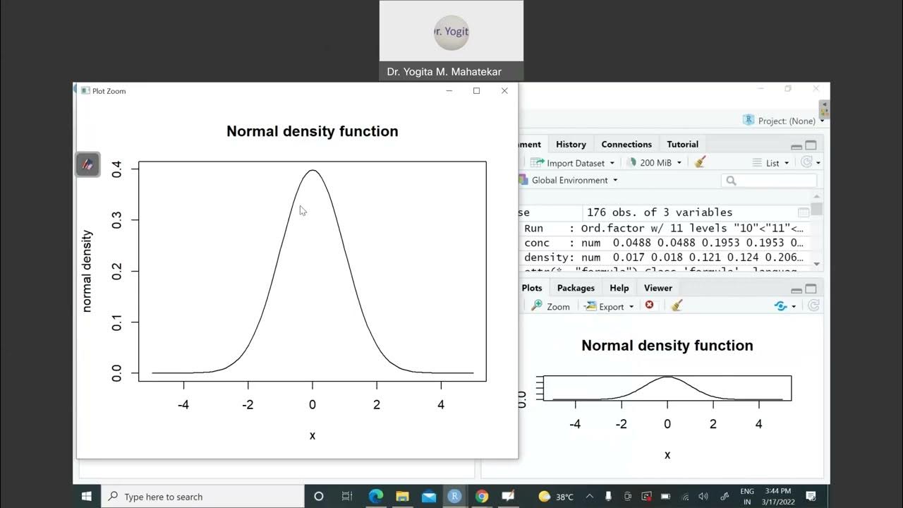 Normal distribution and calculating probabilities using R - YouTube