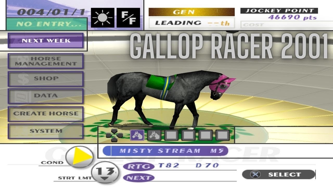 Gallop Racer 2001 - Remember this game? - Chill Racing Stream - YouTube