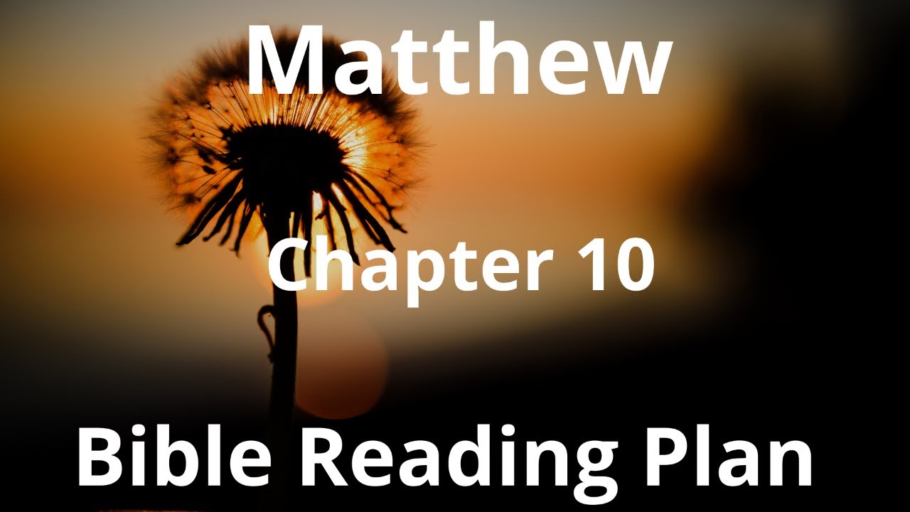 Matthew Chapter 10 || Bible Reading Plan - YouTube