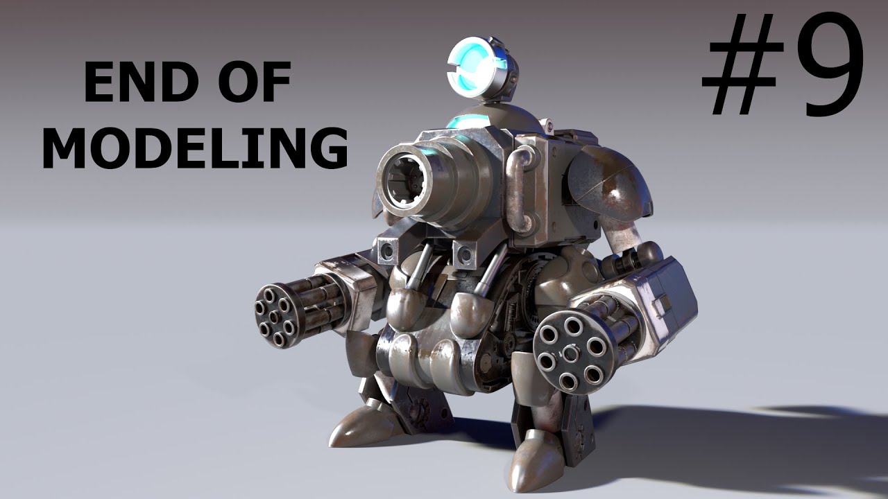 3D modeling-Metal Slaug S.Gunner walker-MODO foundry-#9-end of ...