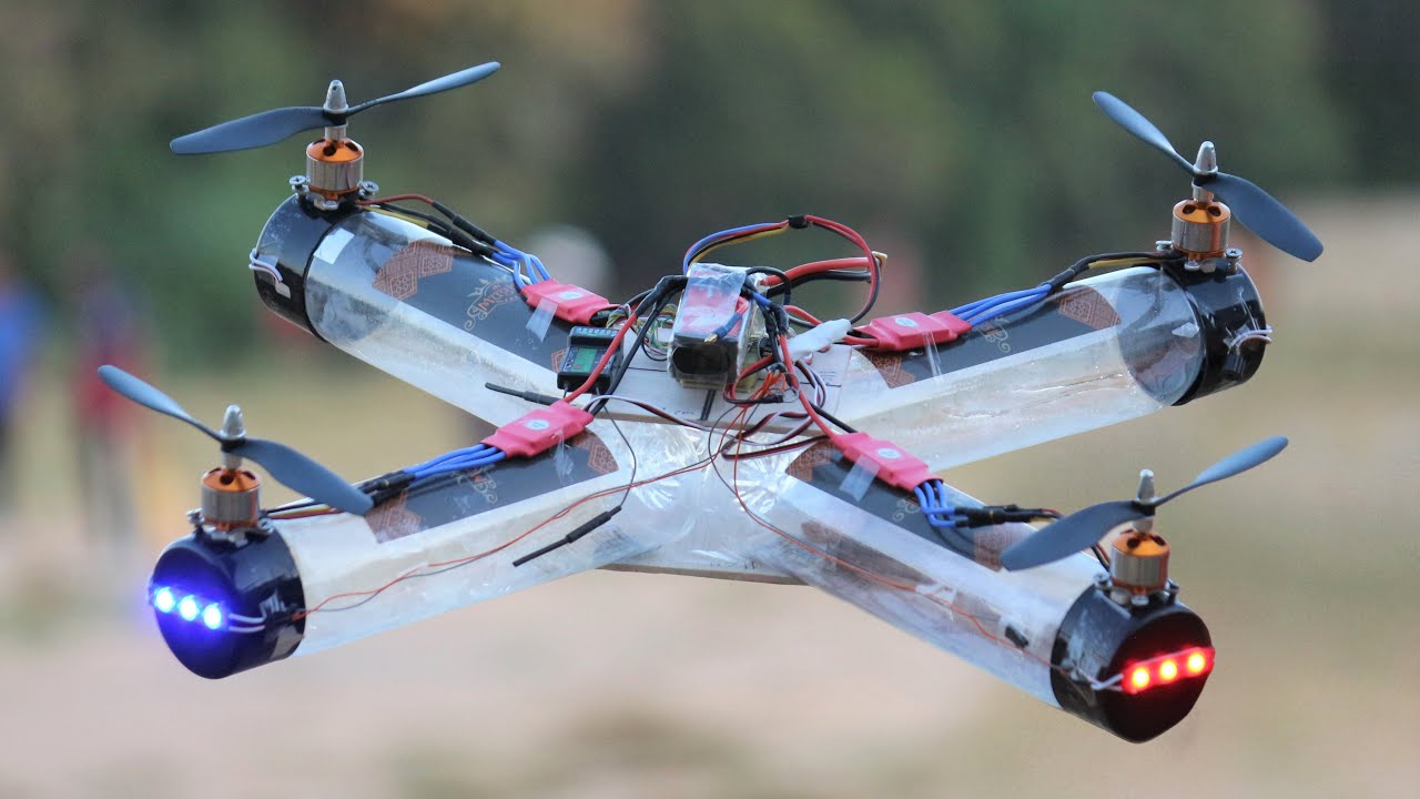 How to make a Drone - Recycle Plastic Bottles - YouTube
