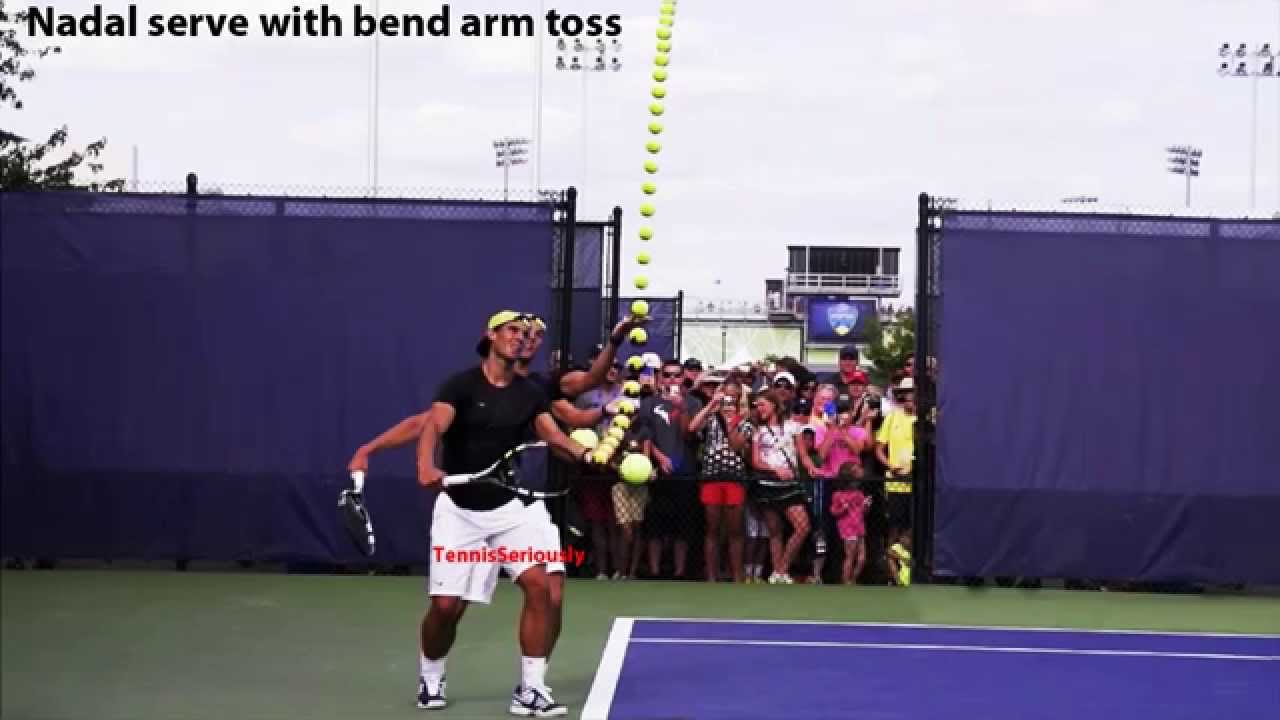 Nadal Serve Ball toss analysis - YouTube