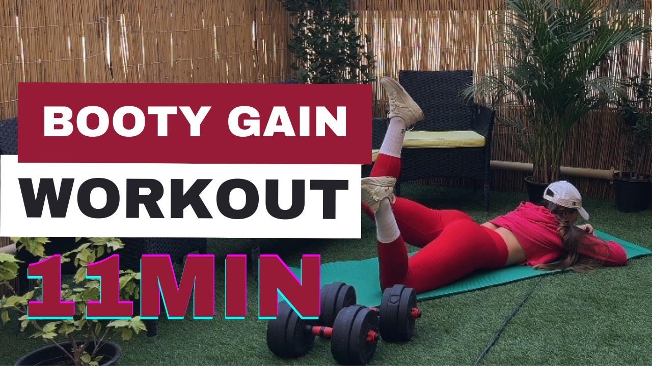 Booty And Legs Workout At Home With Dumbbell Youtube
