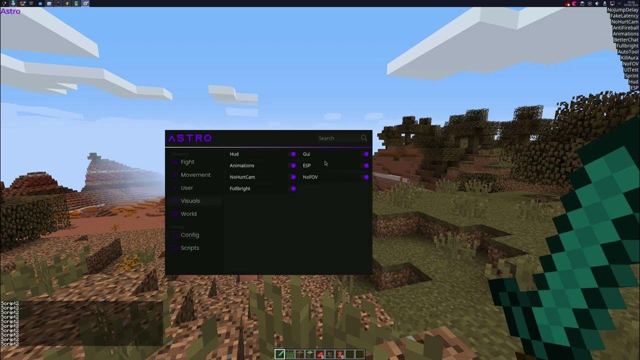 astro client devlog #3 | clickgui showcase - YouTube
