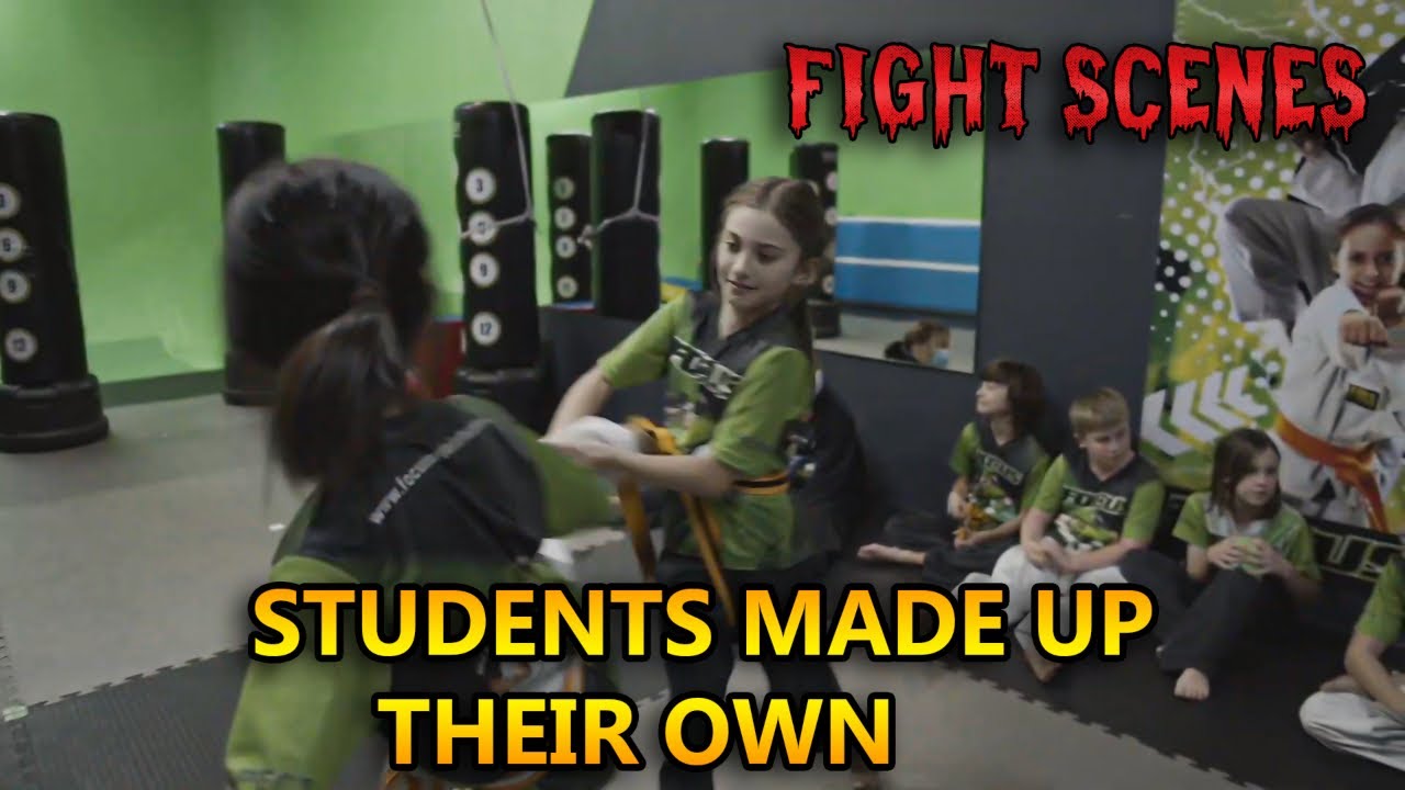 Movie Martial Arts class, students made up their own fight scenes ...