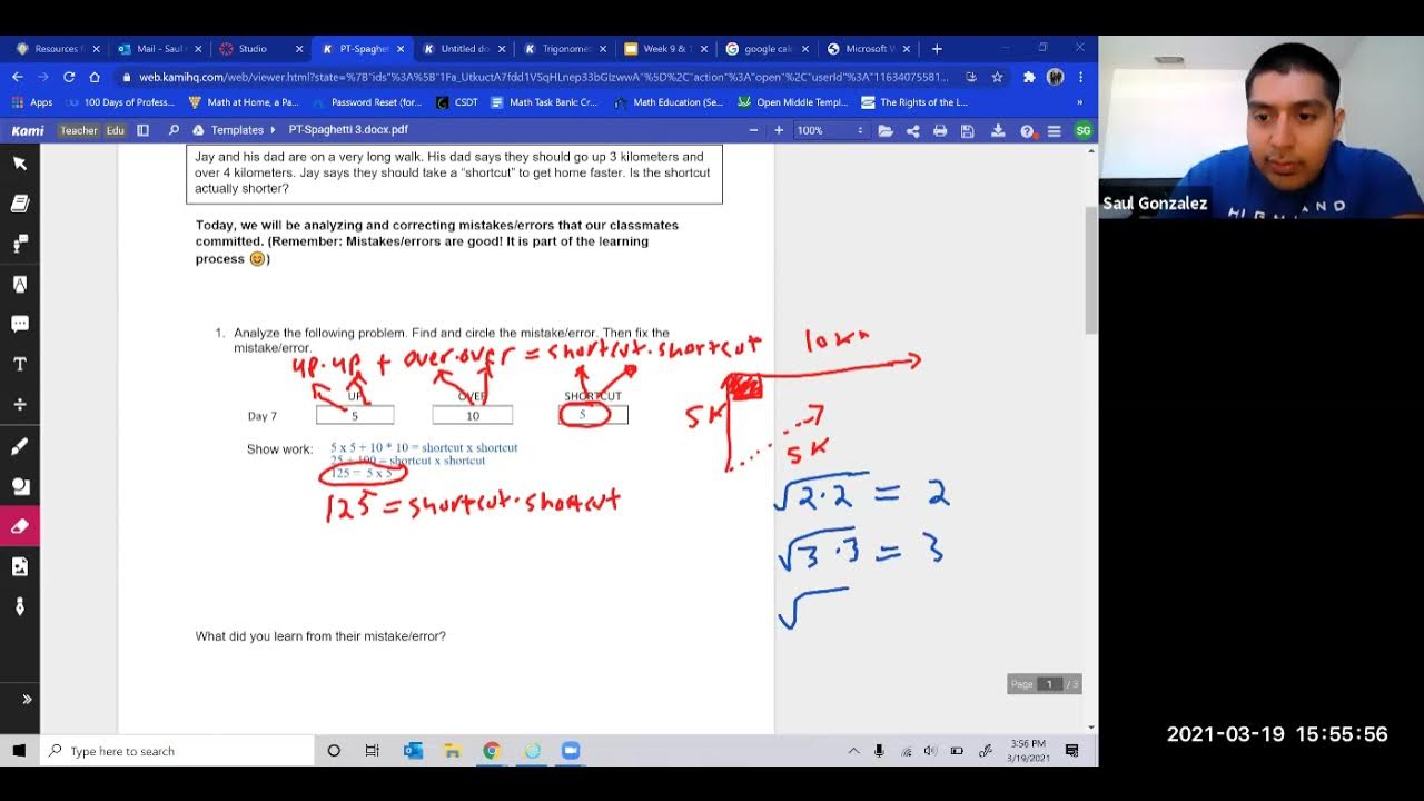 Error Analysis for Pythagorean Theorem - YouTube