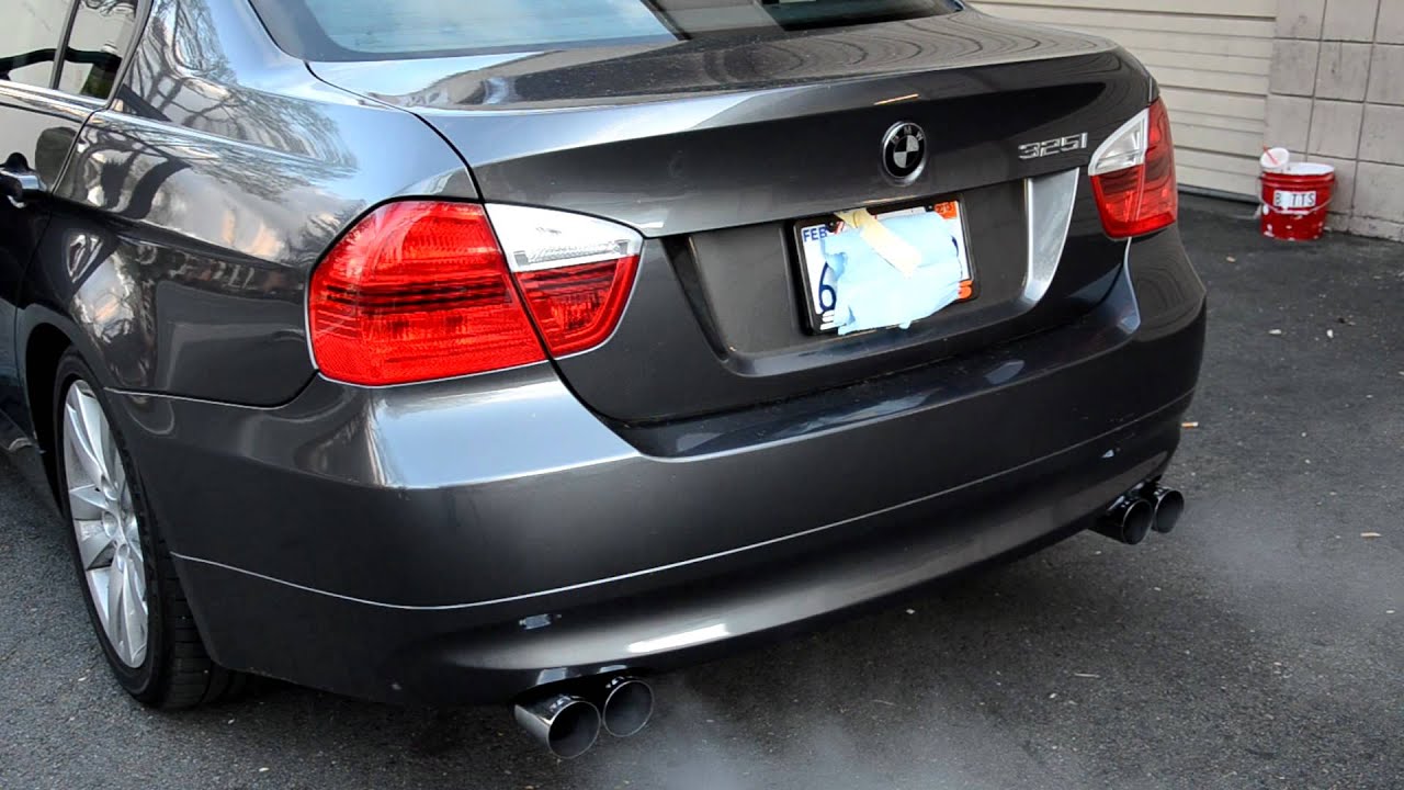 Sonic MS | E90 325i with Remus Sports Quad Exhaust - YouTube