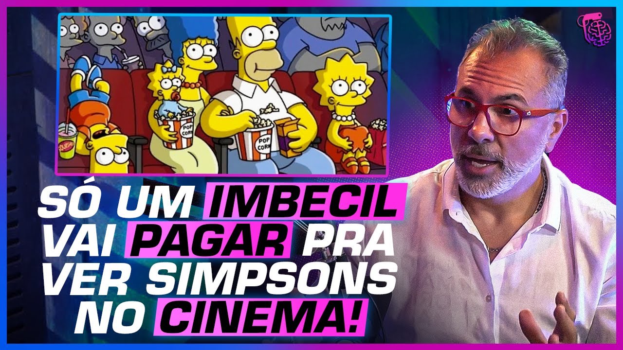 OS BASTIDORES do FILME dos SIMPSONS - CARLOS ALBERTO (HOMER) E SELMA ...