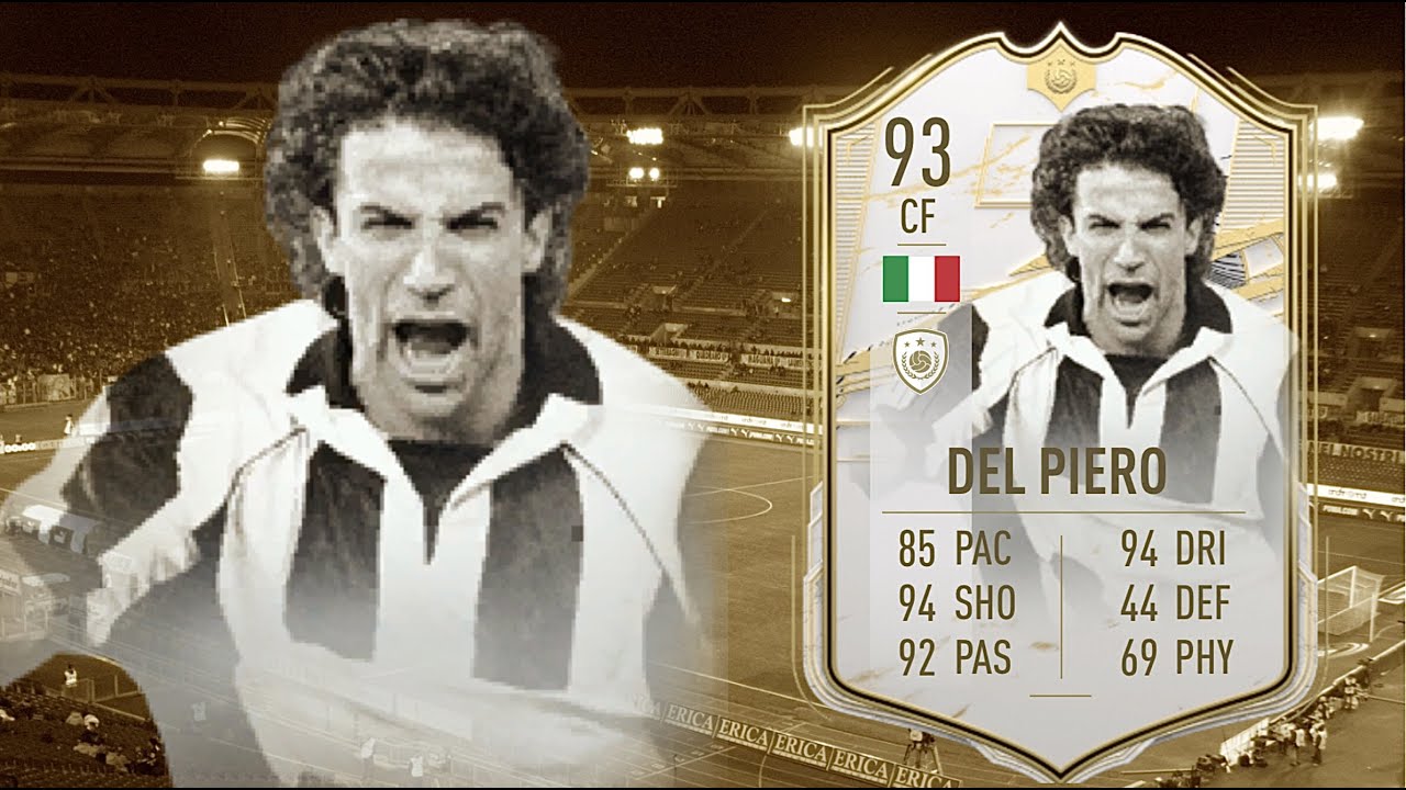 FIFA 21: ALESSANDRO DEL PIERO 93 PRIME ICON MOMENT PLAYER REVIEW I FIFA ...