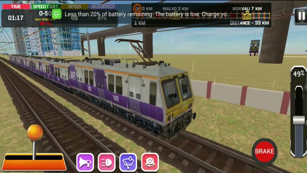 Mumbai AC Local Train || Indian Train Simulator fun game - YouTube