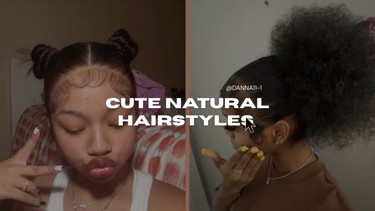 Cute! hairstyles for Natural Curly hair|TikTok compilation| #viral # ...