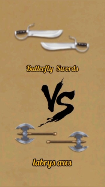 Butterfly Swords v/s Labrys Axes\ Which one is most powerful\ #sf2 # ...