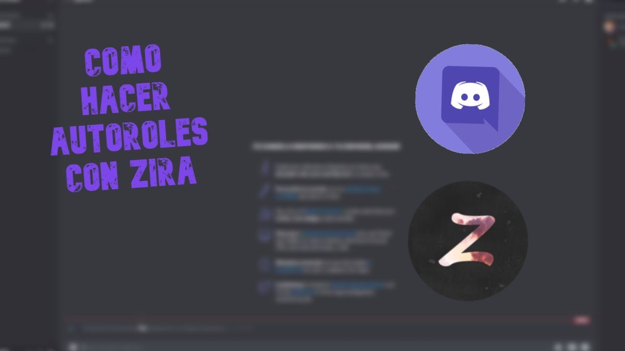 Como hacer auto-roles con Zira - YouTube