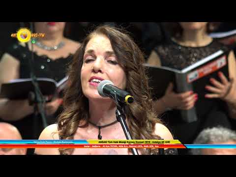 Hülya Ümit Tosun - Sisdağı Başlarında - ANSAN Türk Halk Müziği Korosu Konseri 2018 - Antalya 4K UHD