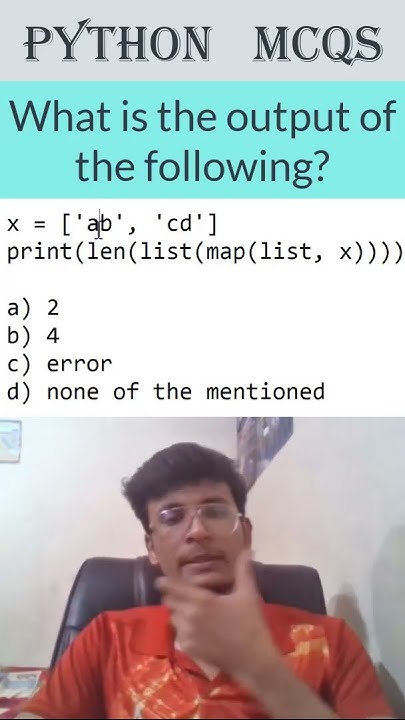 Quick Python Mcq Explanation Learn Python In A Minute Infytqmcq Infytq Pythonprogramming