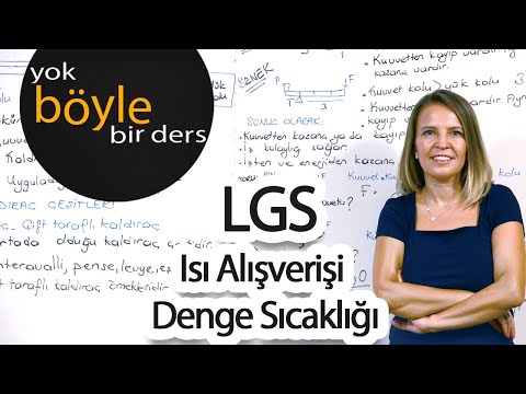 LGS - Fen Bilgisi - Isı Alışverişi / Denge Sıcaklığı