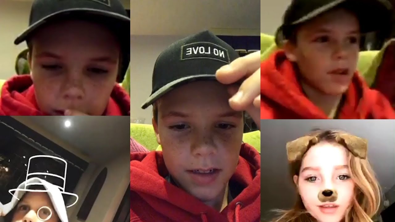 Cruz Beckham | DUAL Instagram Live Stream | 11 November 2017 - YouTube