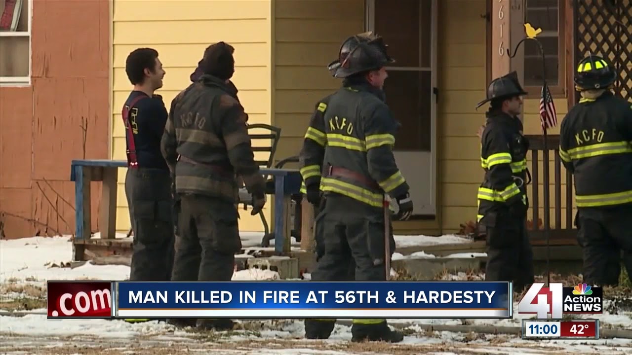 KCFD: 1 killed in morning blaze near 56th and Hardesty - YouTube
