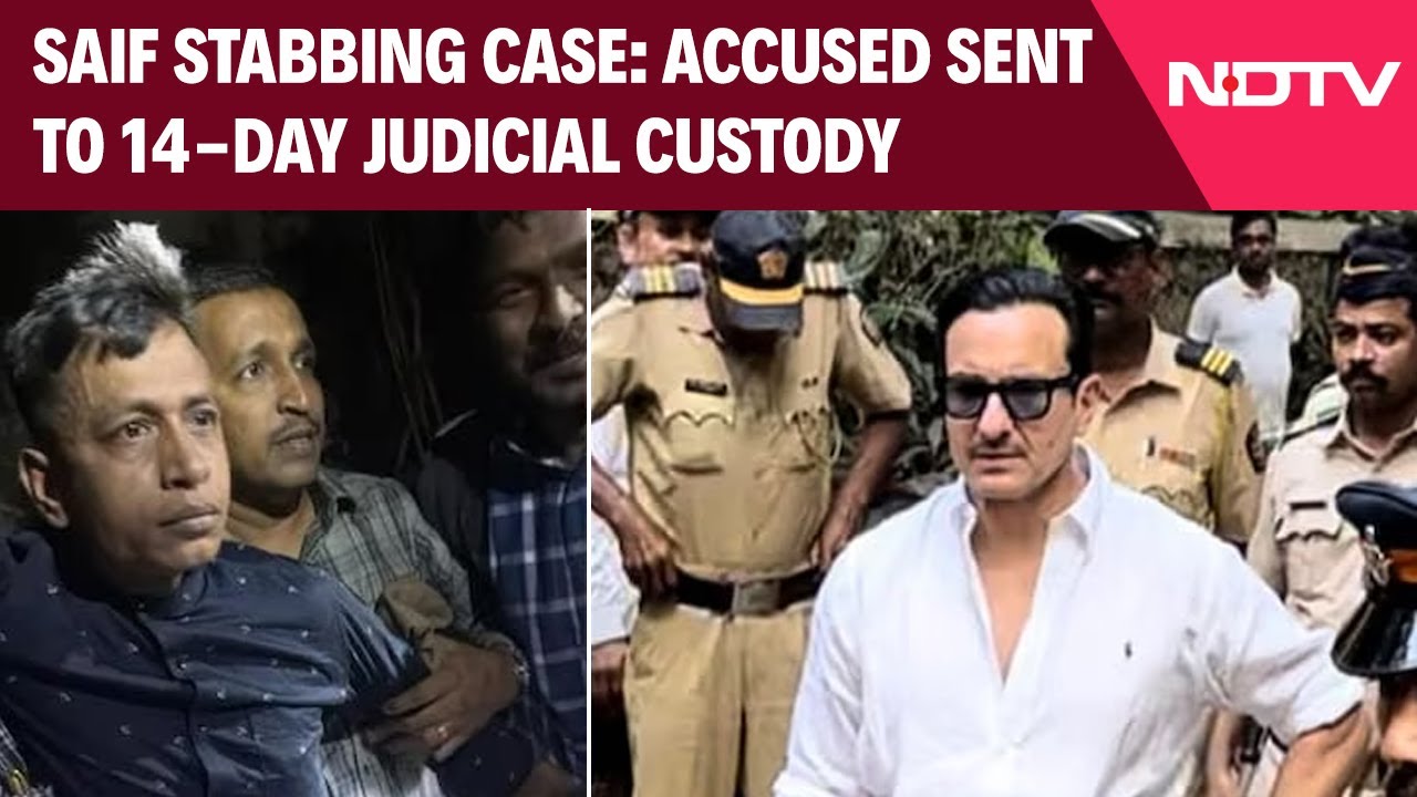 Saif Ali Khan Attack News | Saif Stabbing Case: Accused Sent To 14-Day ...