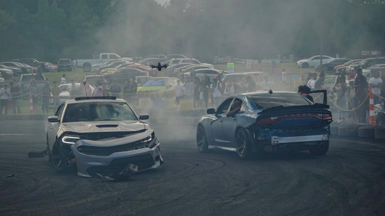 Hellcat Crashed In The Pit - YouTube