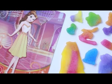ディズニー プリンセスドレスアップグミ Disney Princess Dress Up Gummy ASMR 型 ベル） - YouTube