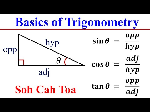 Trigonometry For Beginners: Solving Right Angle Triangles EASY & FAST