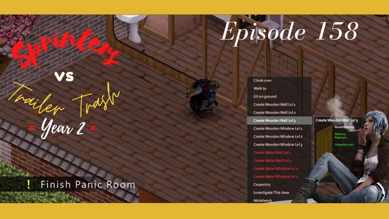 Panic Room | Project Zomboid - Trailer Trash Ep158 - YouTube