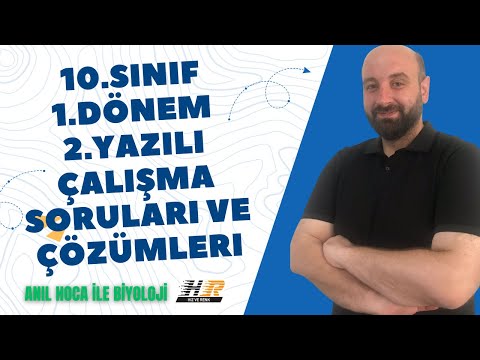 10.sınıf biyoloji 1.dönem 2.yazılı