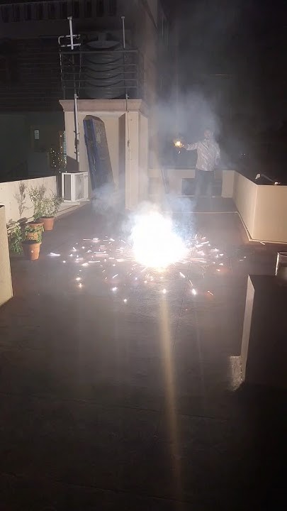 Firecracker burst gone wrong #firecracker #vishnuchakram #bengaluru #diwali2023 #thaladiwali ...
