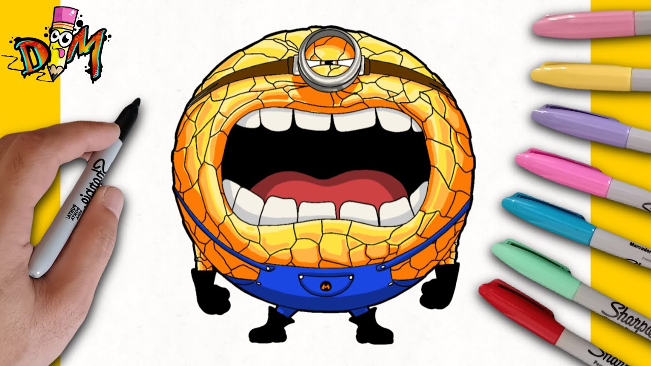 Como Desenhar Mega Minion Jerry do Despicable me 4 | how to draw ...