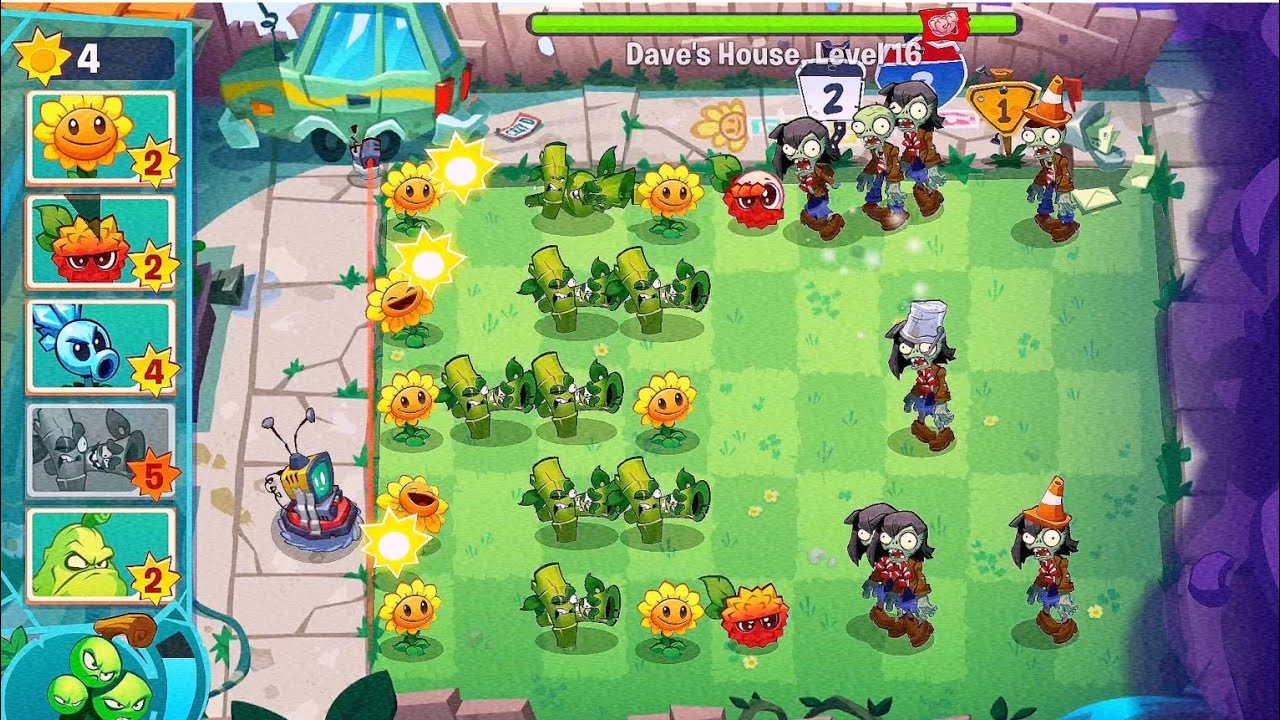 Plants vs Zombies 3 || Dave House Level 15 - 17 || Full Gameplay HD ...