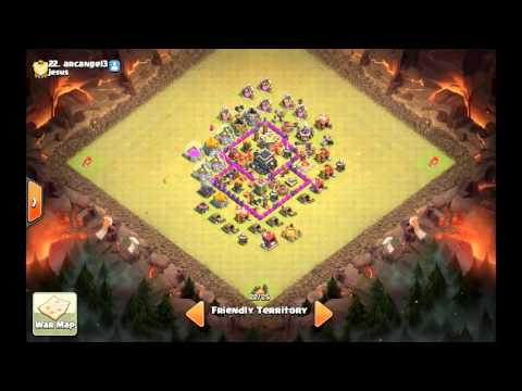 Clash of clans rushed bases and war weights - YouTube