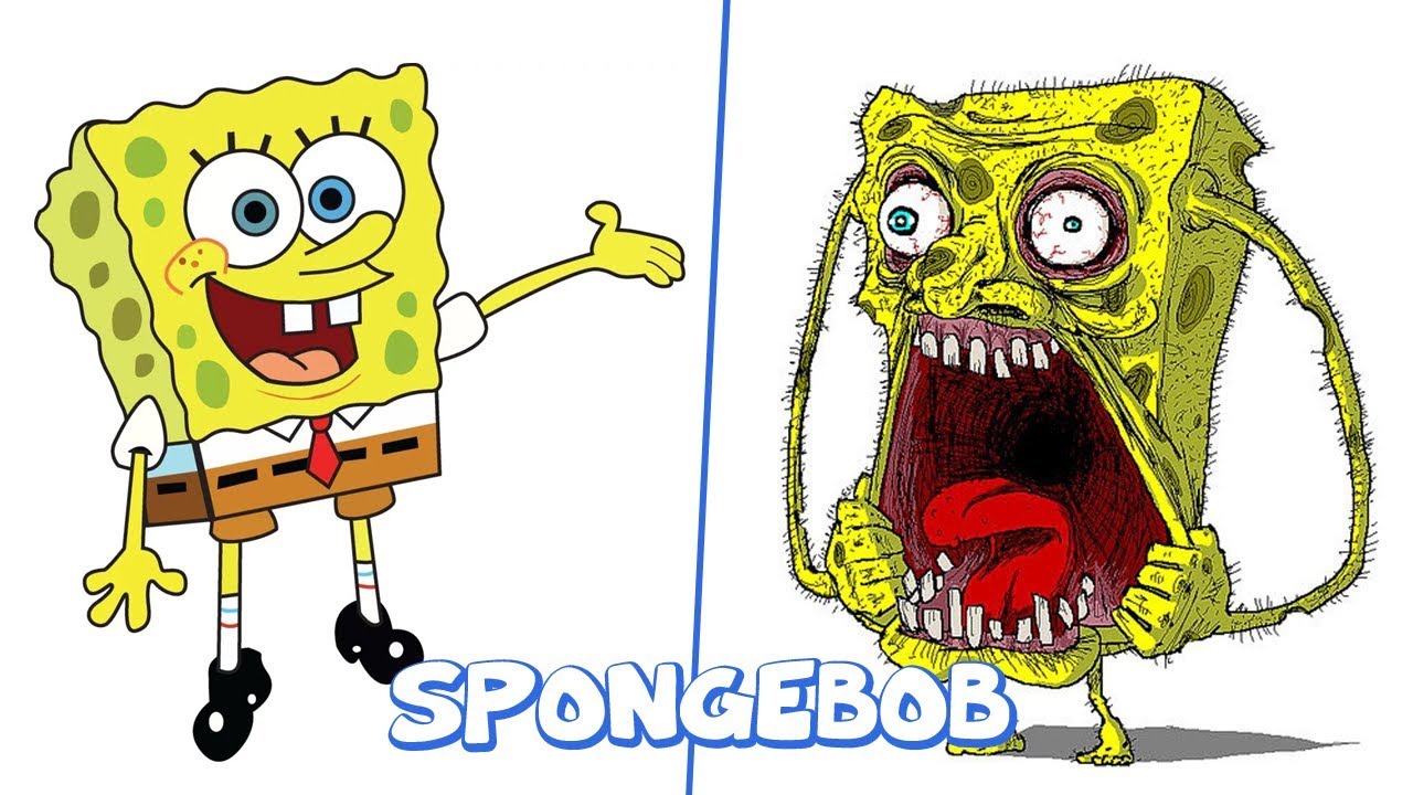 Cartoon Characters Reimagined As Monsters - YouTube