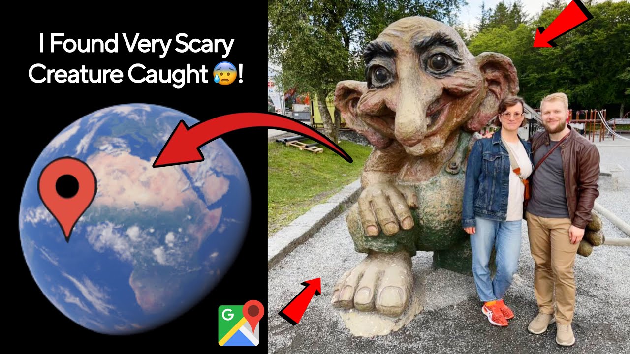 😨I Found Very Creepy Creature Caught On Google Earth & Google Maps ...
