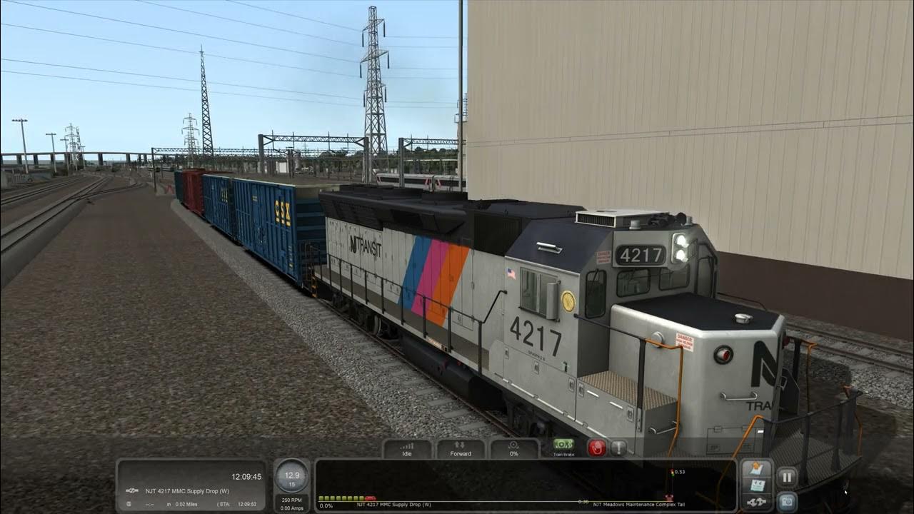 Train Simulator Classic - [EMD GP40PH-2B] - Yard Work (NJT 4217) Part 5 - 4K UHD - YouTube