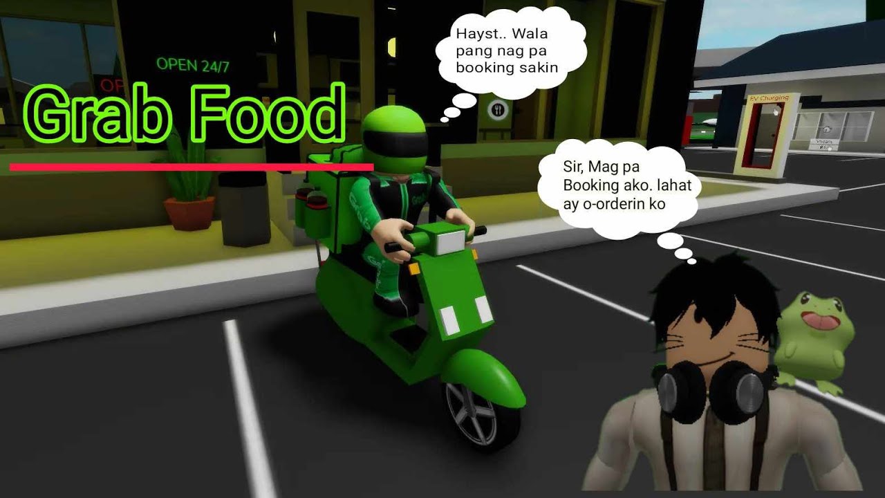 Grab Food | Brookhaven RP | Roblox (Tagalog Roblox) - YouTube